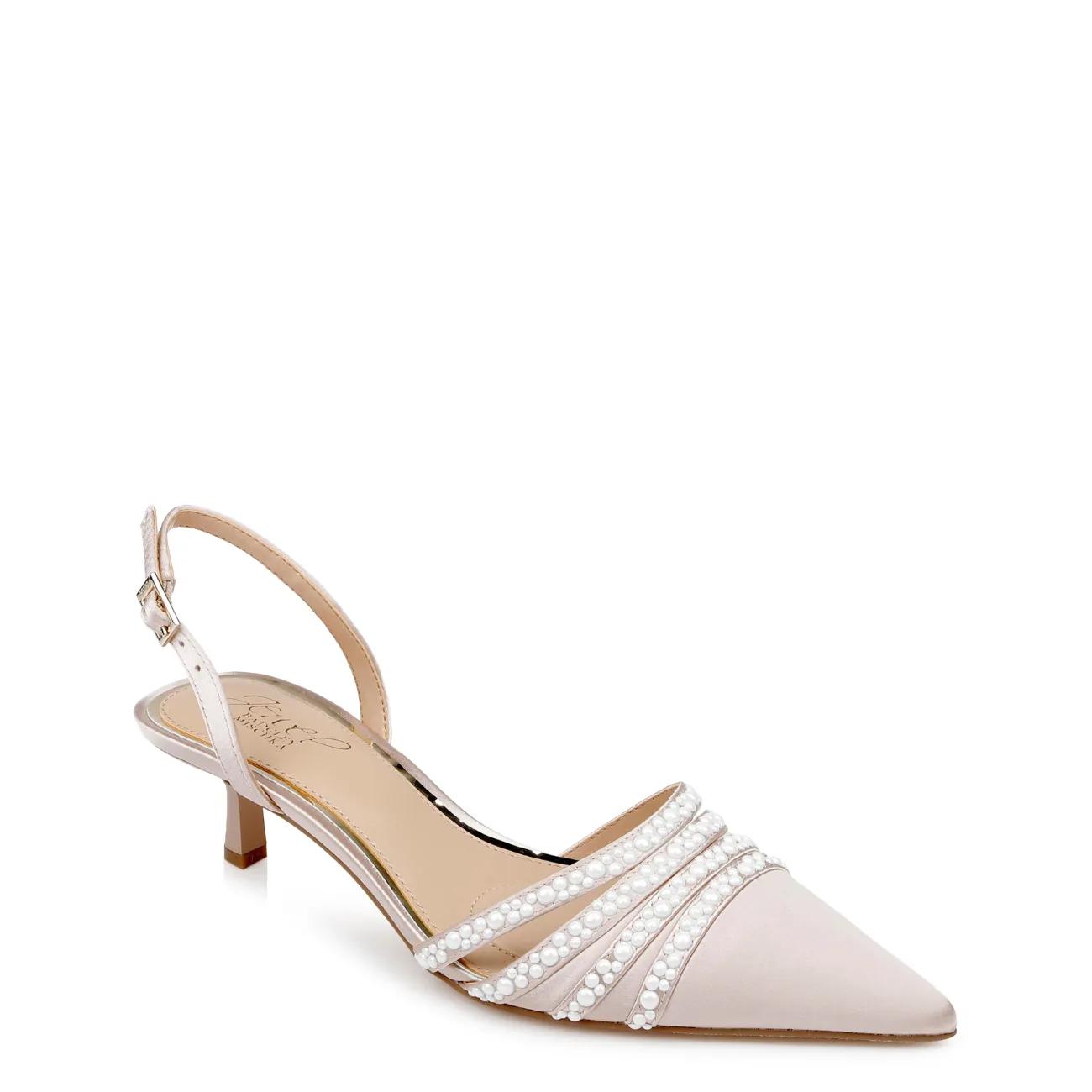 Jewel Badgley Mischka Women's Katalina Bejeweled Slingback Pump | DSW ...