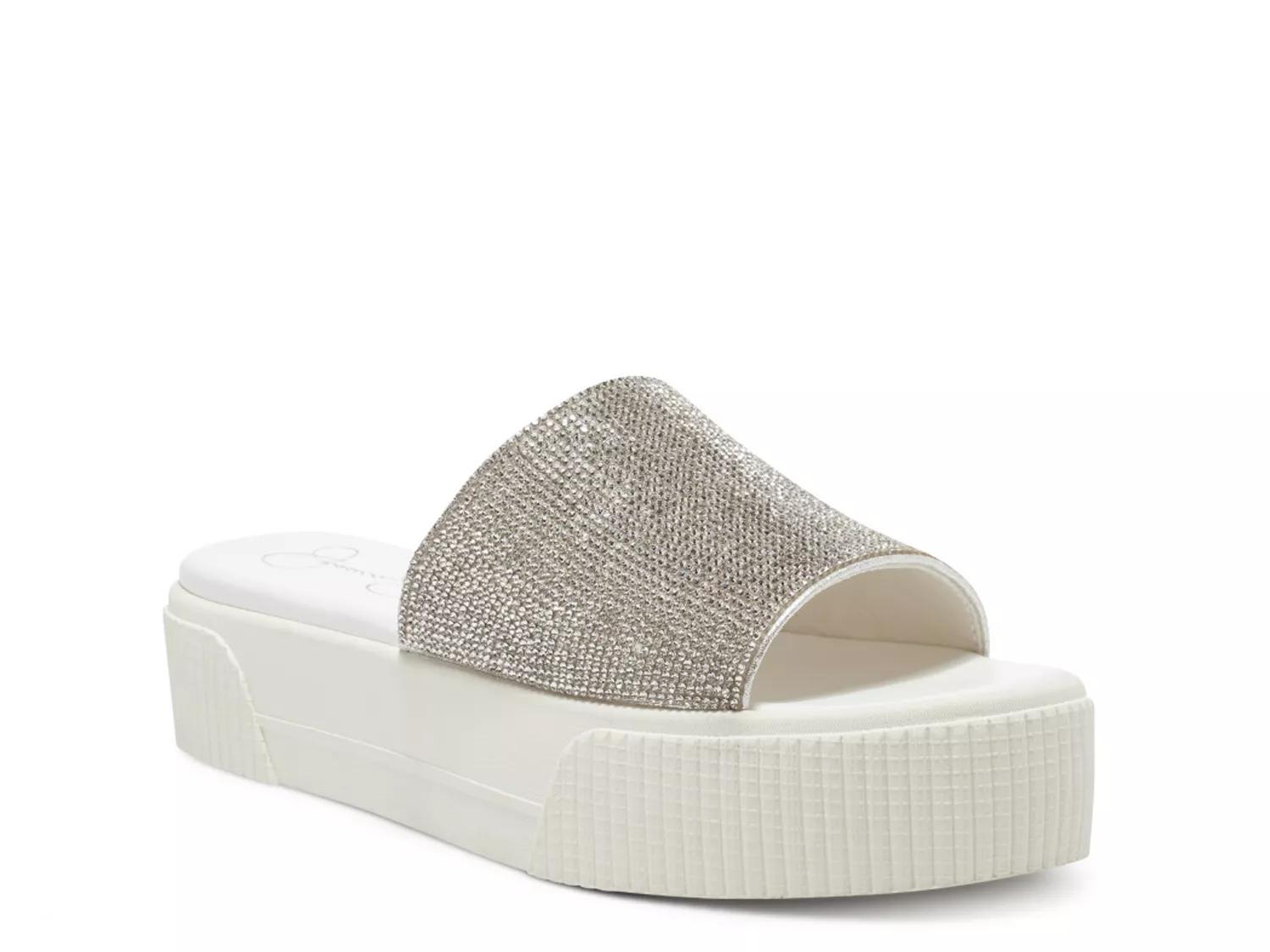 Jessica Simpson Ezira Platform Slide Sandal - Free Shipping | DSW