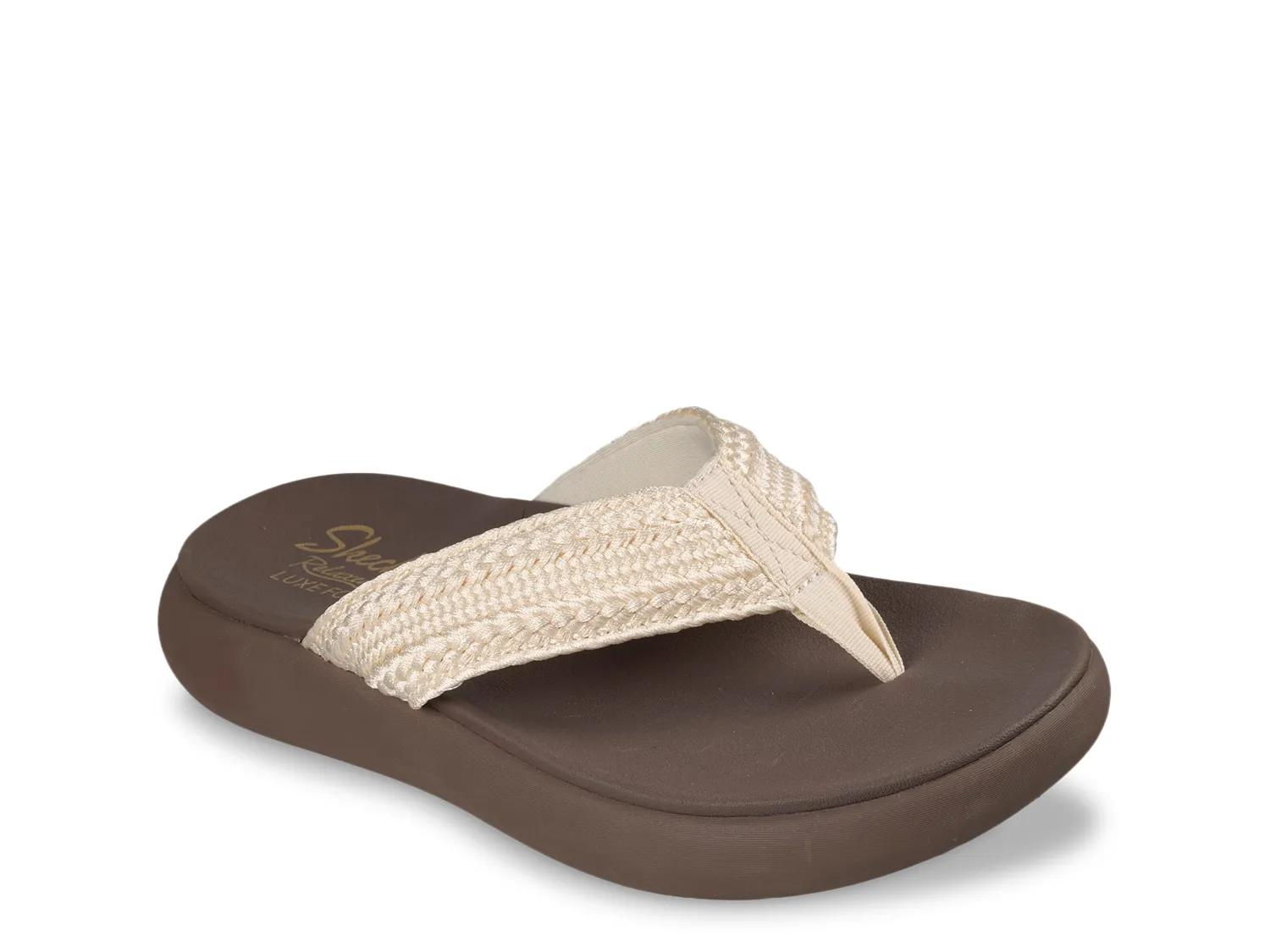 Skechers Relaxed Fit Asana Luxe - Hidden Valley 2 Flip Flop - Free ...