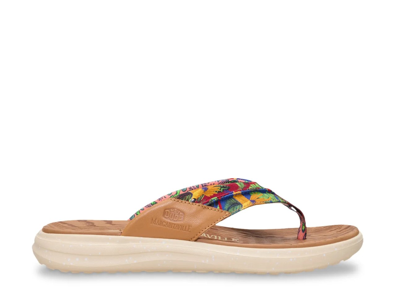 HEYDUDE Margaritaville Finn Flip Flop - Men's - Free Shipping | DSW