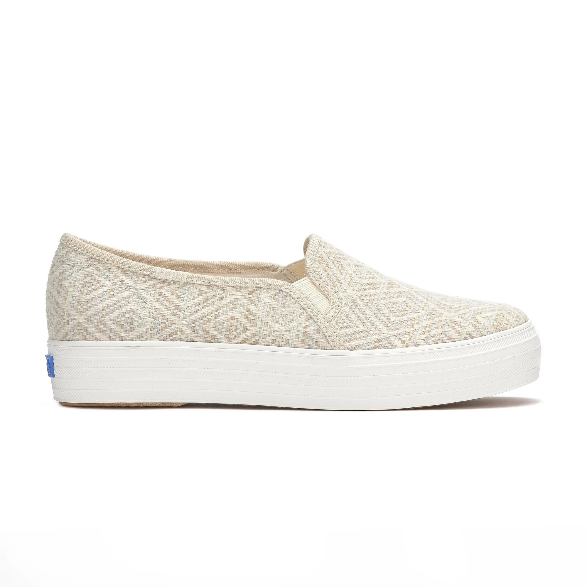 Keds Triple Decker Diamond Woven Slip On - Free Shipping | KEDS